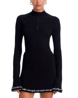 Click here for alexanderwang. t Ribbed Logo Turtleneck prices