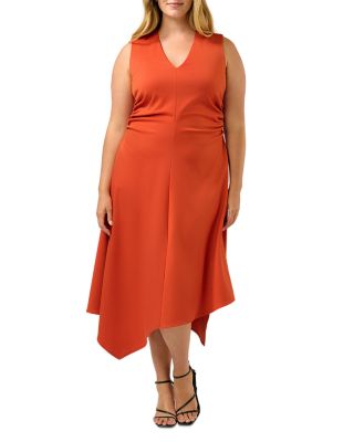 Click here for Estelle Plus Carmen Ruched Dress prices