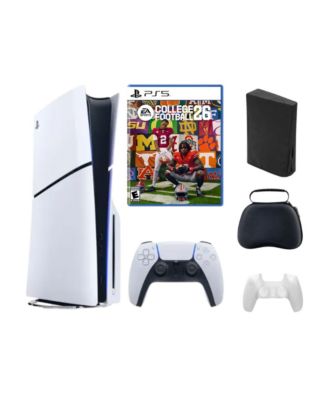 SONY PlayStation 5 Slim Disc Bundle with College Football 26 Game and ...