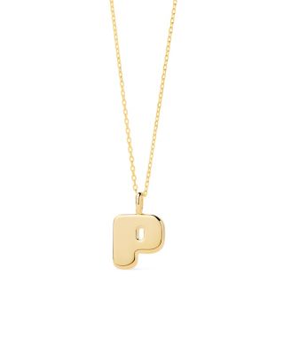 Click here for Letter Necklace - Bubble Letter Necklace prices