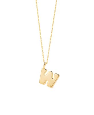 Click here for Letter Necklace - Bubble Letter Necklace prices
