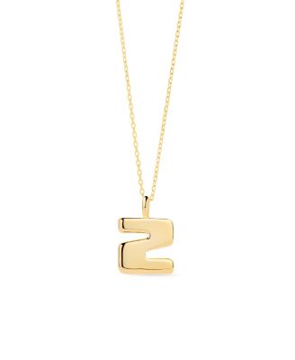 Click here for Letter Necklace - Bubble Letter Necklace prices
