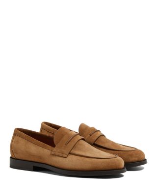 Click here for Zegna Suede Mocassin Corso Loafers prices