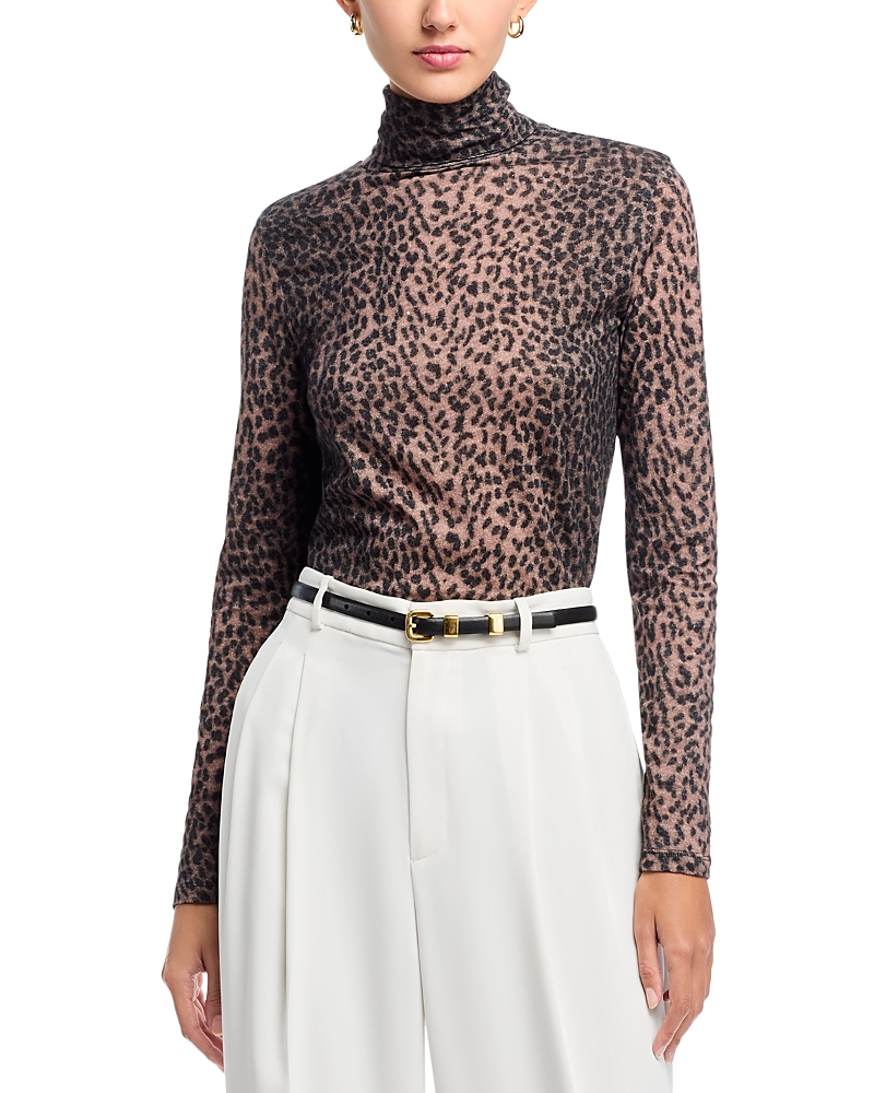 Click here for Majestic Filatures Leopard Print Turtleneck Top prices