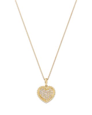 Click here for Bloomingdales Fine Collection Diamond Heart Pendan... prices