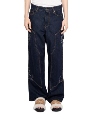 Click here for Zadig & Voltaire Perya High Rise Denim Jeans in Br... prices