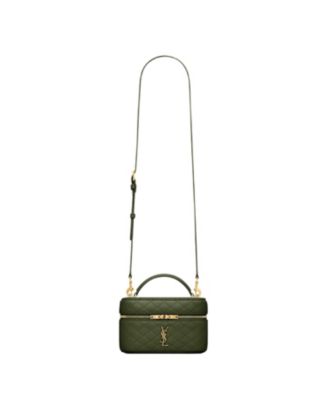 Click here for Saint Laurent Gaby Vanity Crossbody Top Handle Bag prices