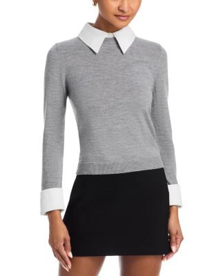 Click here for Alice and Olivia Porla Collared Sweater prices