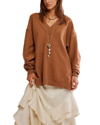 Click here for Free People Chelsea V Neck Sweater prices