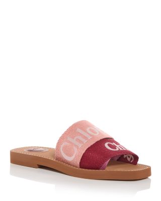 Click here for Chloe Womens Woody Logo Slide Sandals prices