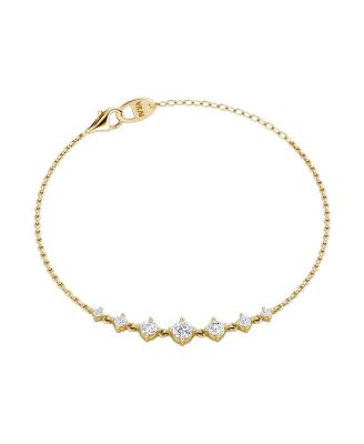 Click here for Vrai Petite Linked Tennis Bracelet - Round Brillia... prices