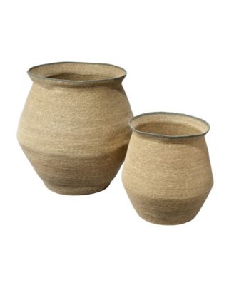 Click here for Jamie Young Cobra Seagrass Basket  Set of 2 prices