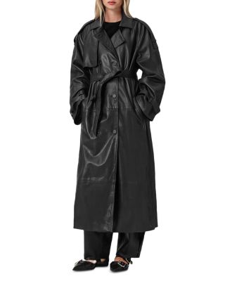 Click here for Allsaints Reed Leather Trench Coat prices