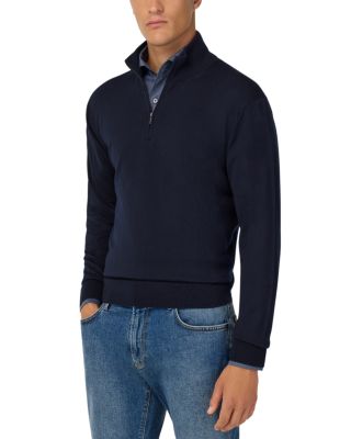 Click here for Boggi Milano Extra Fine Merino Wool Half Zip Sweat... prices