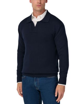 Click here for Boggi Milano Knitted Merino Wool Polo Shirt - Excl... prices