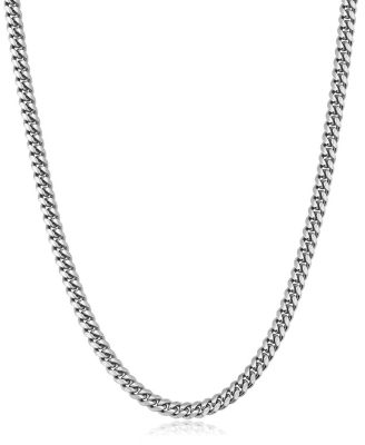 Click here for Oradina Sterling Silver in Command Cuban Chain prices
