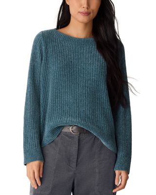 Click here for Eileen Fisher Chenille Blend Square Armhole Sweate... prices