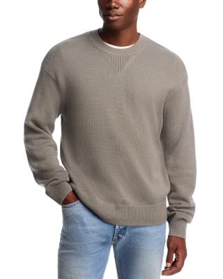 Click here for Frame Suede Patch Crewneck Sweater prices
