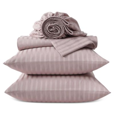 Click here for Vera Wang Dobby Stripe 4 Piece Sheet Set  Queen prices