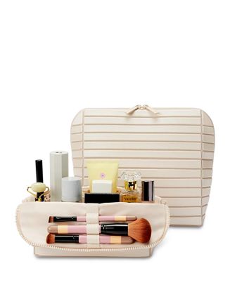 Parallelle The Champagne Traveller Cosmetic Bag Bundle - Exclusive ...