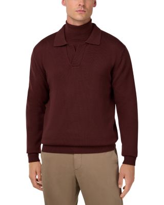 Click here for Boggi Milano Knitted Merino Wool Polo Shirt prices