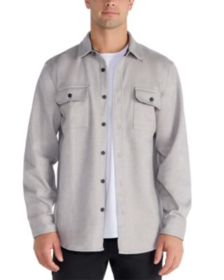 Click here for Bylt Basics Coastal Button Front Overshirt prices
