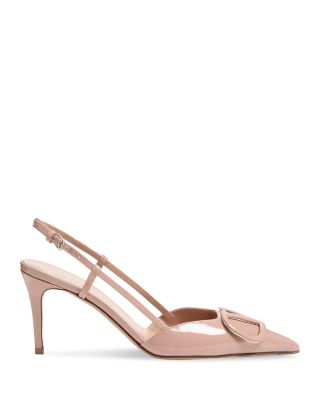 Click here for Valentino Garavani Womens VLogo Slingback Pumps prices