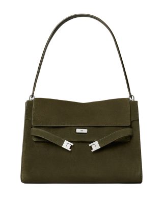 Click here for Tory Burch Lee Radziwill Suede Large Shoulder Bag prices