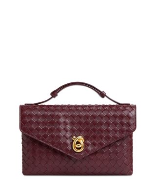 Click here for Bottega Veneta Knot Lock Intrecciato Leather Cross... prices