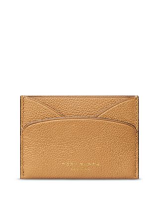 Tory Burch Romy Leather Flat Card Case