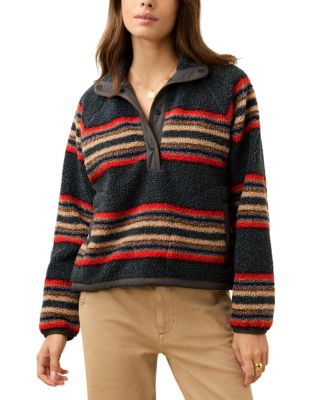 Click here for Faherty Fireside Fleece Popover Sweater prices