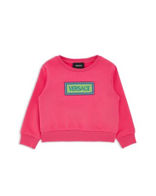 Click here for Versace Girls Electric Logo Embroidery Fleece Swea... prices