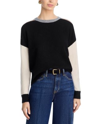 Click here for Aqua Colorblock Crewneck Sweatshirt - Exclusive prices