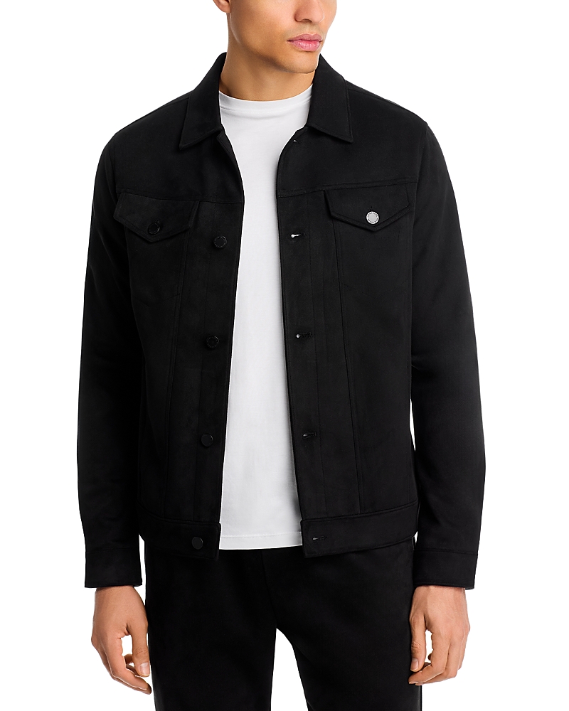 Click here for MONFRERE Dean Faux Suede Slim Fit Jacket prices