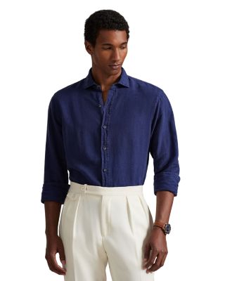 Click here for Polo Ralph Lauren Classic Fit Slub Linen Shirt prices