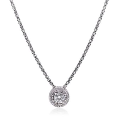 Click here for Alor Day Diamonds Round Pendant Necklace  1.15 Tcw... prices