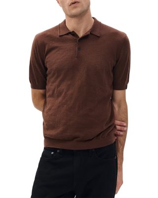 Click here for rag & bone Lightweight Downing Cashmere Polo Shirt prices