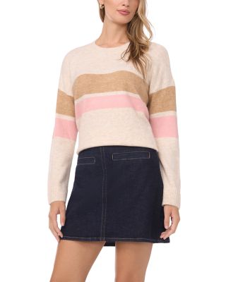 Click here for Vince Camuto Two Stripe Crewneck Sweater prices