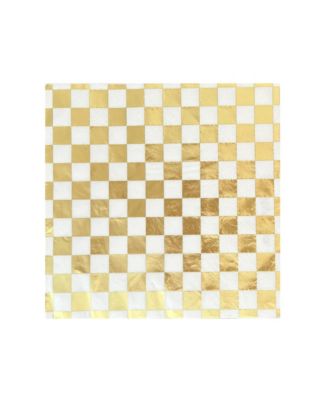 Click here for Jollity & Co. Checkered Paper Large Napkins  Set o... prices