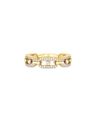 Click here for Messika 18K Yellow Gold Move Link Diamond Pave Cha... prices