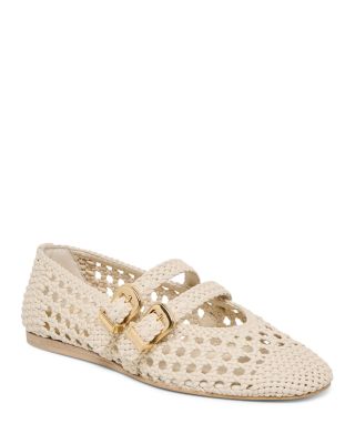 Click here for Dolce Vita Womens Baylee Woven Leather Flats prices