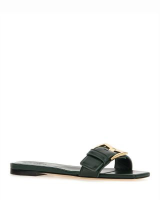 Click here for Tods Womens Leather Slide Sandals prices