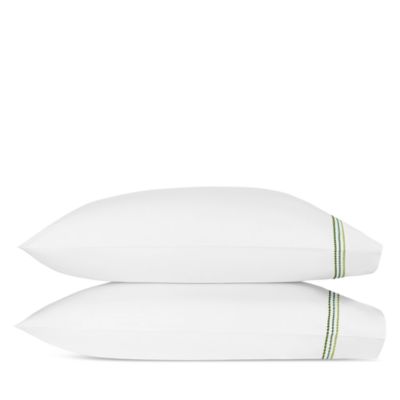 Click here for Matouk Amara Triple Pearl King Pillowcase  Pair prices