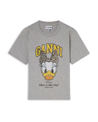 Click here for Ganni Daisy Duck Baby Fit Graphic Tee prices