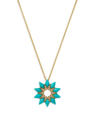 Click here for Bloomingdales Fine Collection Turquoise & Diamond... prices