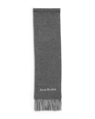 Click here for Acne Studios Alpaca Wool Logo Scarf prices
