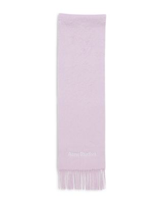 Click here for Acne Studios Alpaca Wool Logo Scarf prices