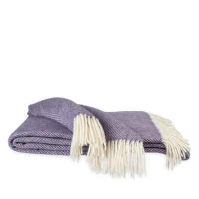 Click here for Prince of Scots Herringbone Merino Wool Throw prices