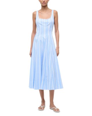 Click here for Staud Wells Midi Dress prices