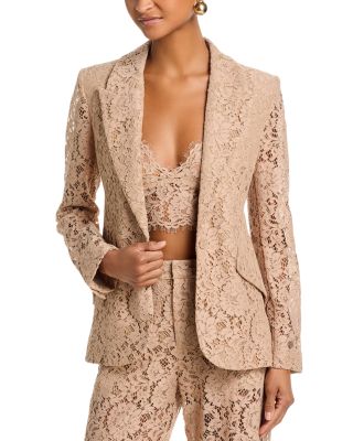 Click here for LAgence Chamberlain Lace Blazer prices